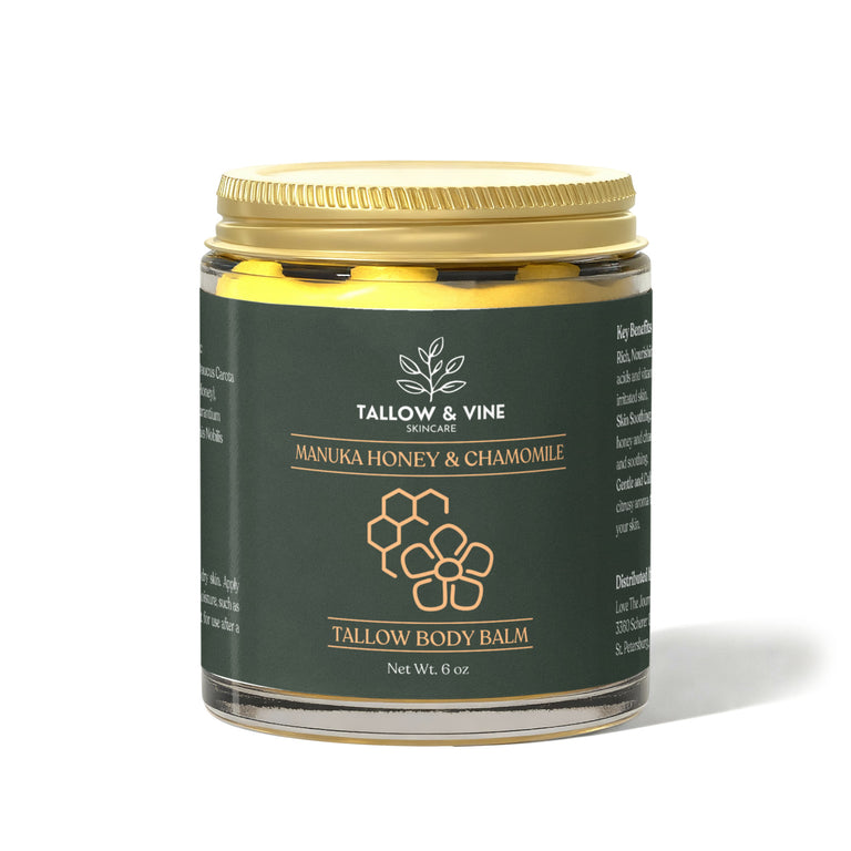 Manuka Honey & Chamomile Tallow Body Balm – Tallow & Vine